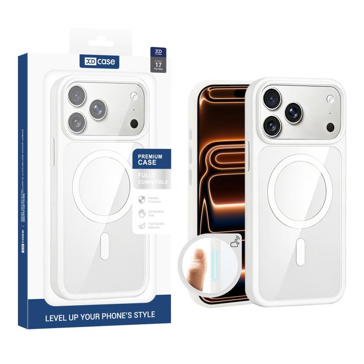 For iPhone 17 Pro XDcase JINDUN Clear Cover Independent Metal Button ...