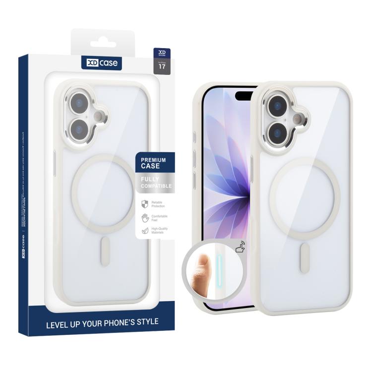 For iPhone 17 Pro XDcase JINDUN Clear Cover Independent Metal Button ...