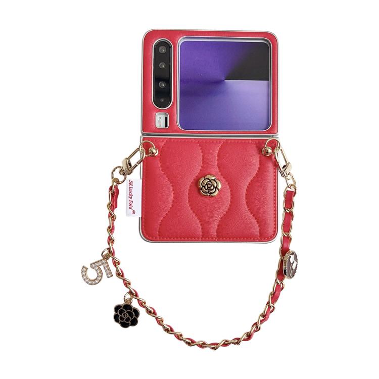 For Huawei Pura X Puffer Jacket 3D Camellia Pattern Phone Case with ...