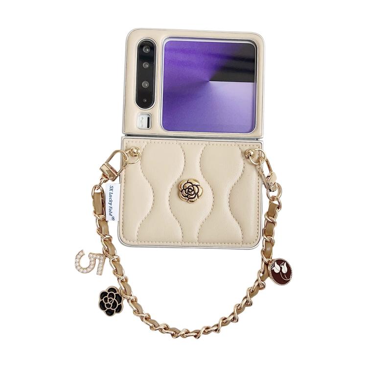 For Huawei Pura X Puffer Jacket 3D Camellia Pattern Phone Case with ...