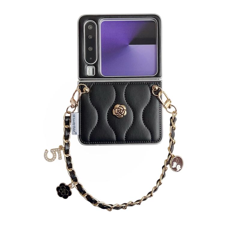 For Huawei Pura X Puffer Jacket 3D Camellia Pattern Phone Case with ...