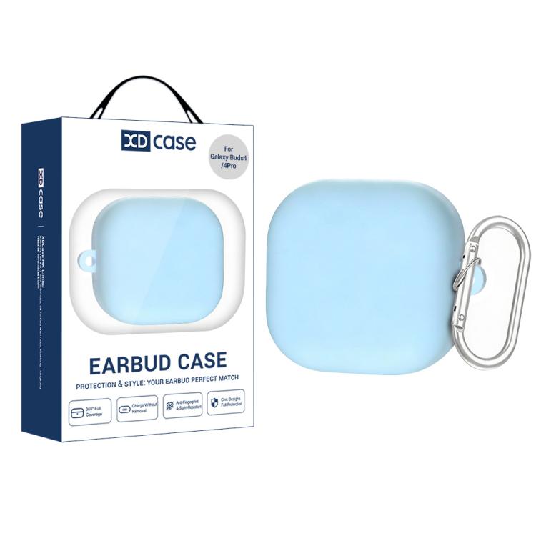 For Samsung Galaxy Buds4 / 4 Pro XDcase Solid Color Liquid Silicone ...