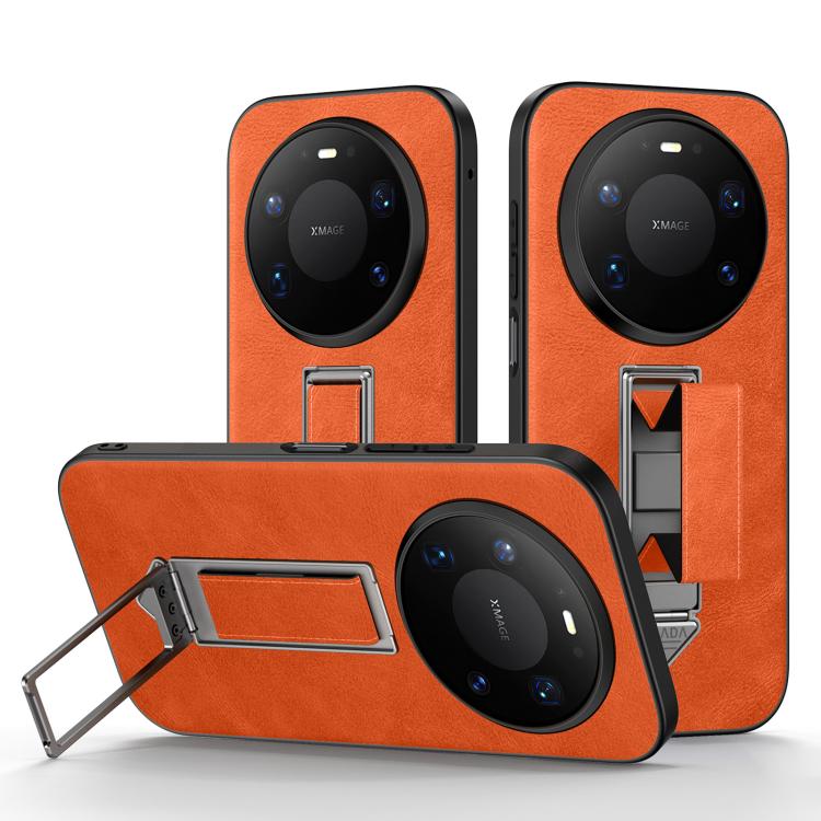 For Huawei Mate 80 Pro Max SULADA Wristband Hidden Metal Holder Faux ...