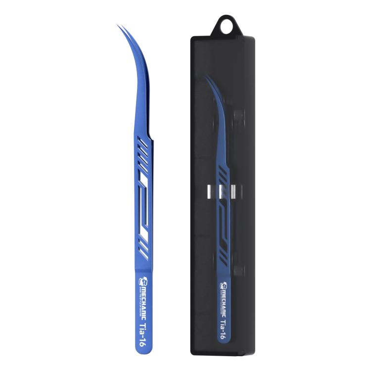 Mechanic Motherboard Flying Wire Titanium Alloy Tweezers, Model:T3D-11