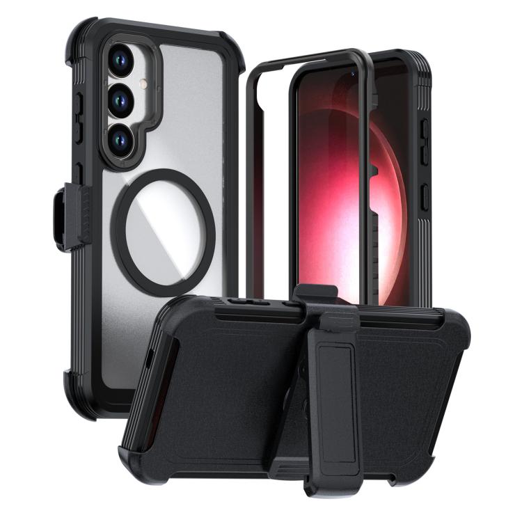 For Samsung Galaxy S24 FE 5G Acrylic Full Coverage Magnetic Phone Case ...