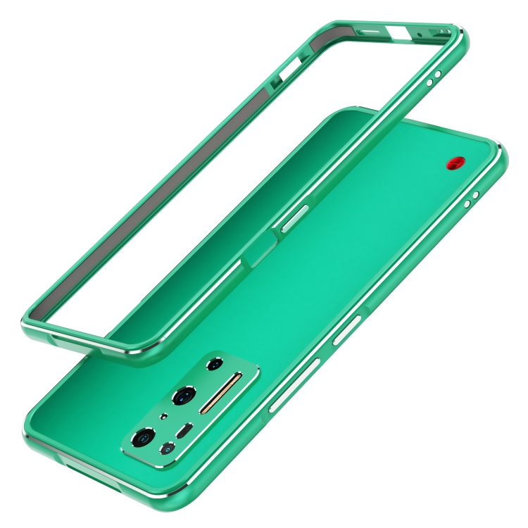 สำหรับ Smartisan Nut R2 ตัวป้องกันเลนส์ + เคสป้องกันกรอบโลหะ (สีเขียว)