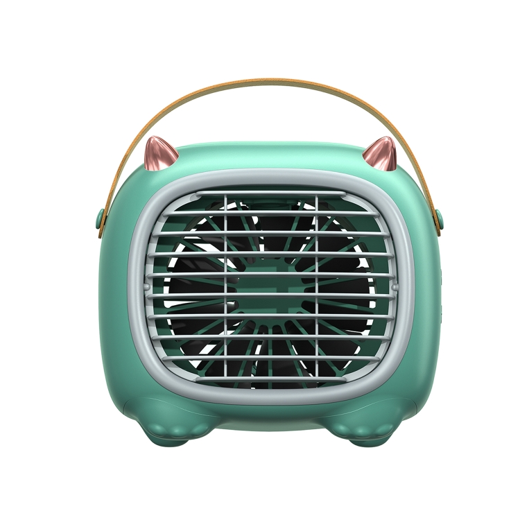 WK WT-F19 Little Monster Water Cooling Fan Desktop Fan (Green)