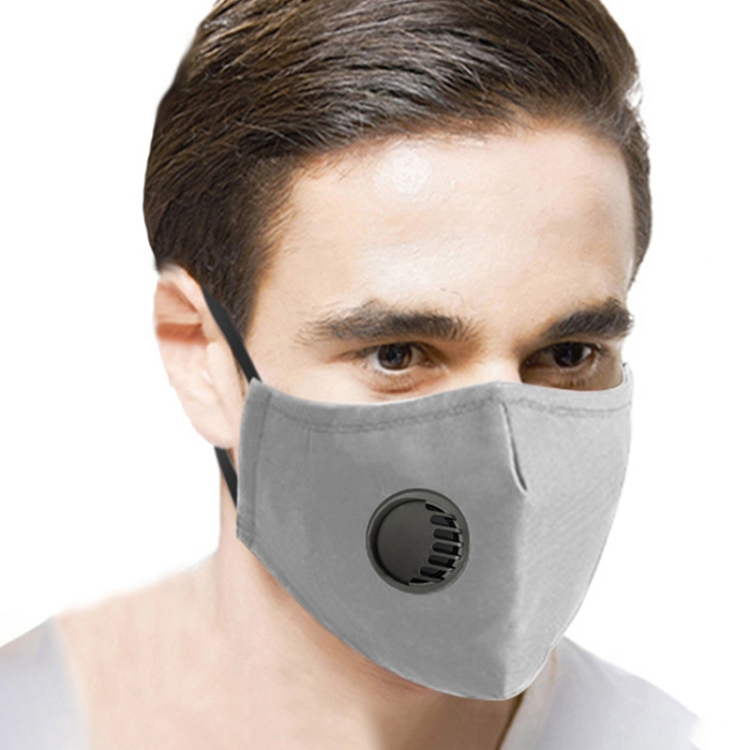 For Men Women Washable Replaceable Filter Breath-Valve PM2.5 Dustproof ...