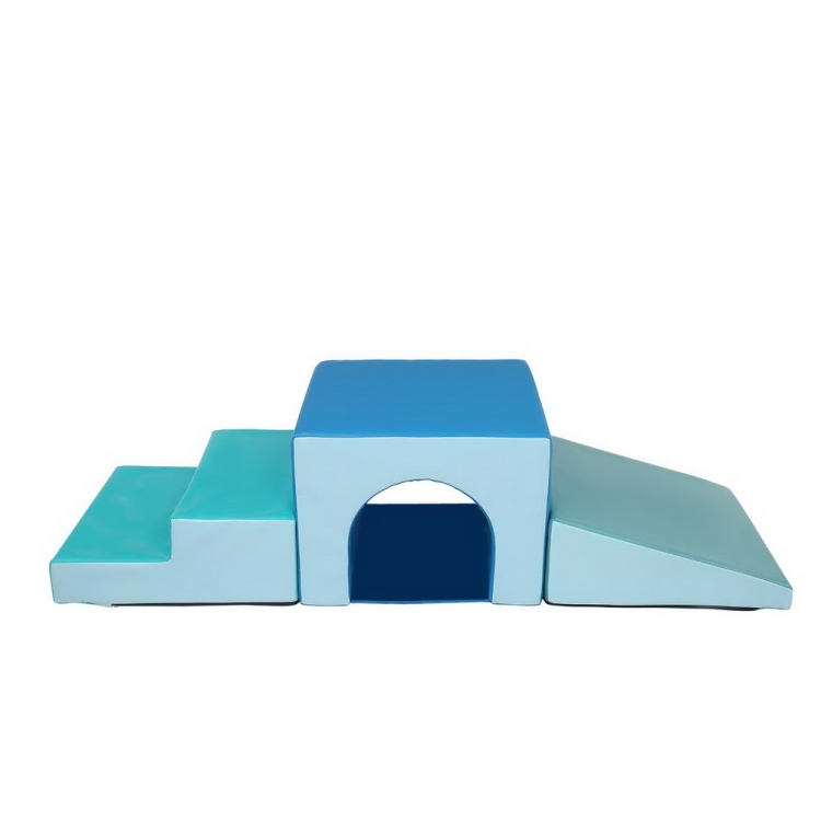 [US Warehouse] 3 in 1 Two-step Ladder + Tunnel + Triangular Slope ...