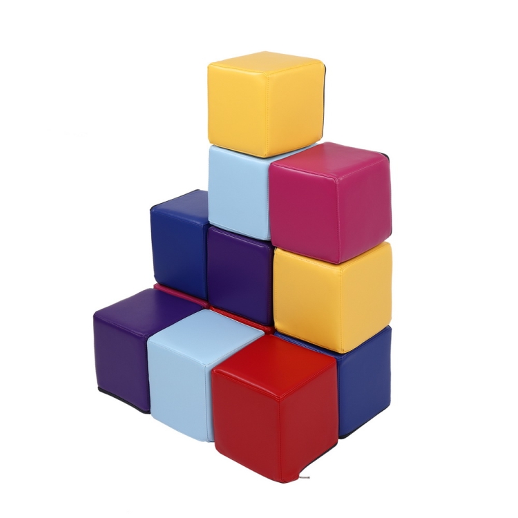 [US Warehouse] 12 in 1 Big Cube Children Sensory Integration Training Toy