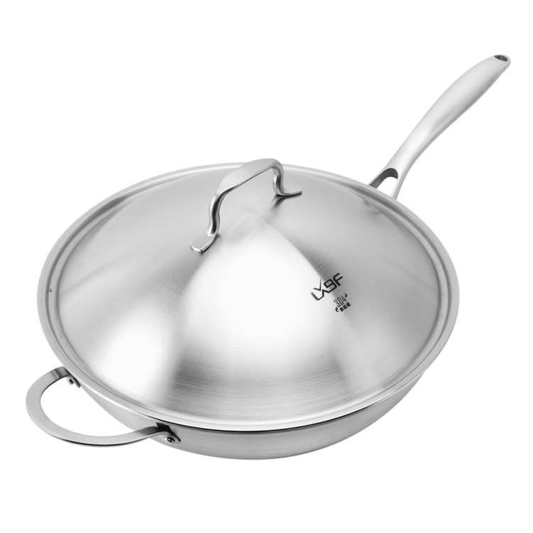 LXBF LX-3CG-302 Stainless Steel Non Stick Wok Cooking Pot