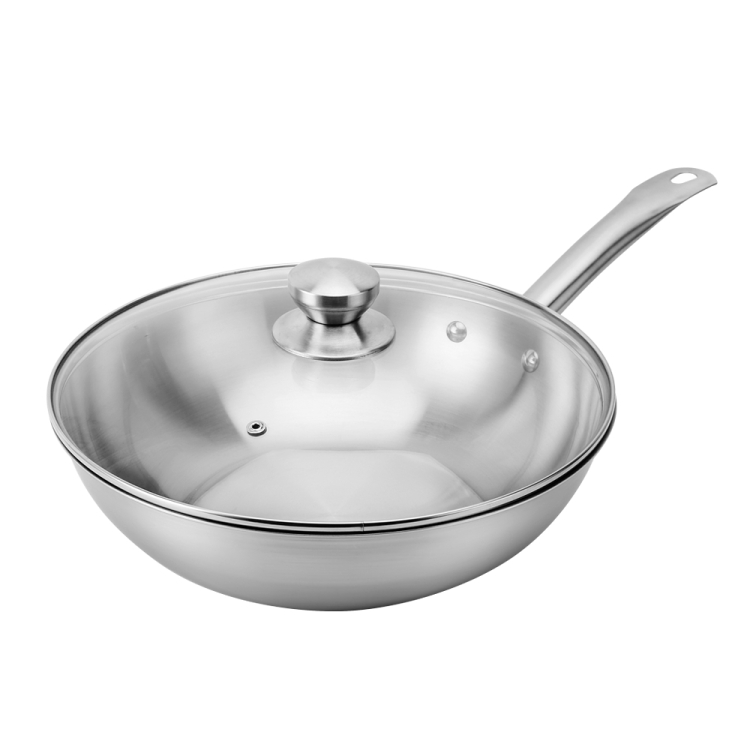 LXBF LX-3CG317m Stainless Steel Non Stick Wok Cooking Pot