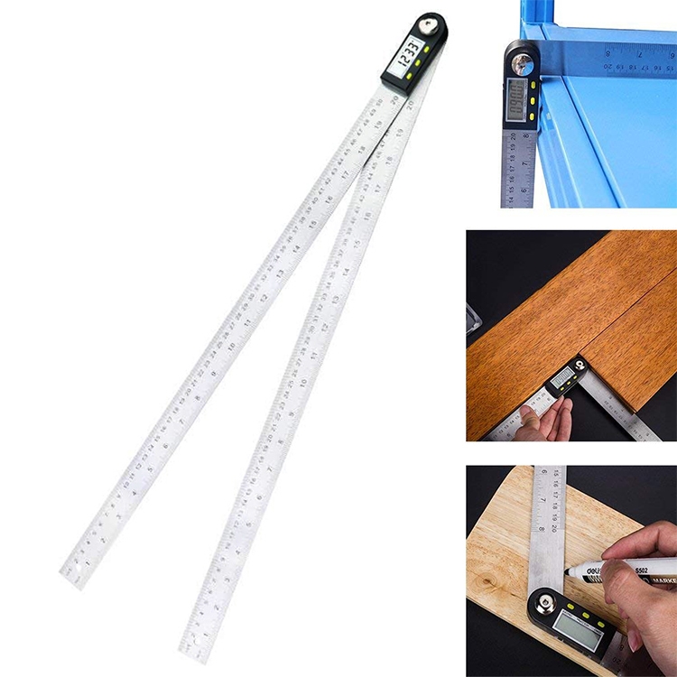 Digital Display Angle Finder Meter Protractor Goniometer Ruler, Measure ...