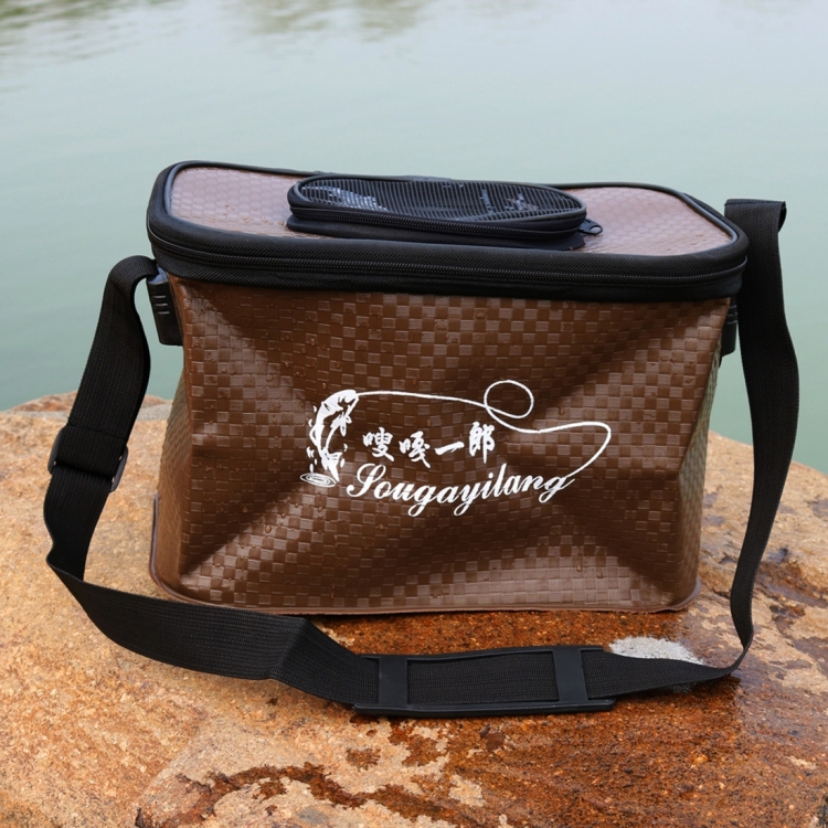 Live Fish Bucket Folding Water Bucket Fish Bucket Bait Box Fishing ...