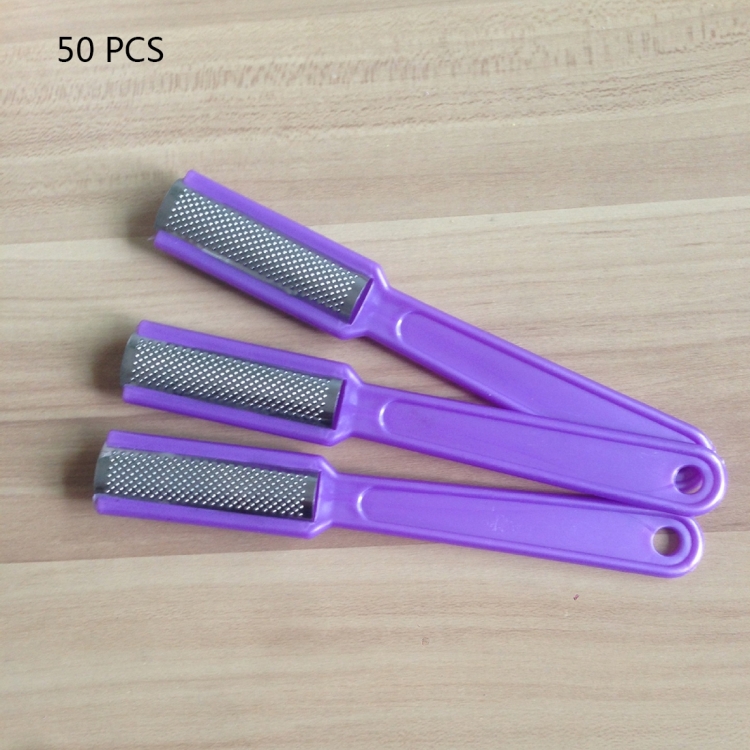 50 PCS New Foot File, Stainless File for Foot, Random Color Delivery