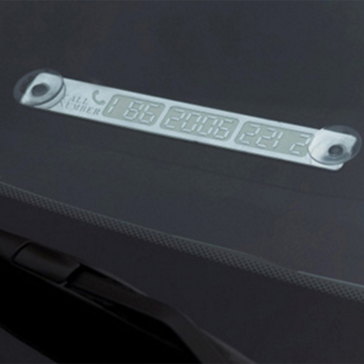Automotive Temporary Parking Card