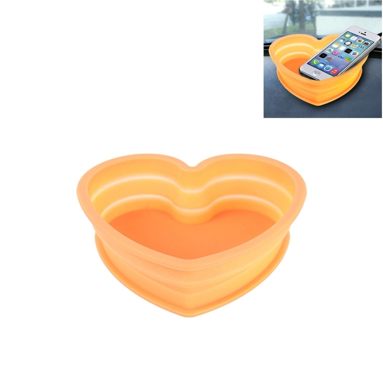 Heart Shape Style Scalable Silicone Storage Box For Vehicle And House ...