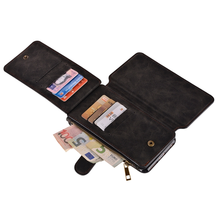 For iPhone 6 & 6s Wallet Style Horizontal Flip Leather Case with Crad ...