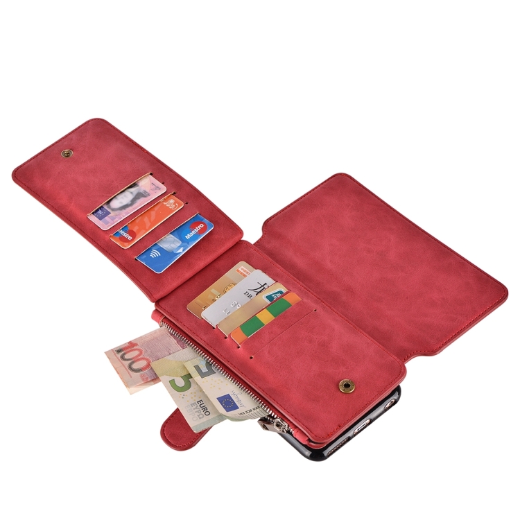 For iPhone 6 & 6s Wallet Style Horizontal Flip Leather Case with Crad ...