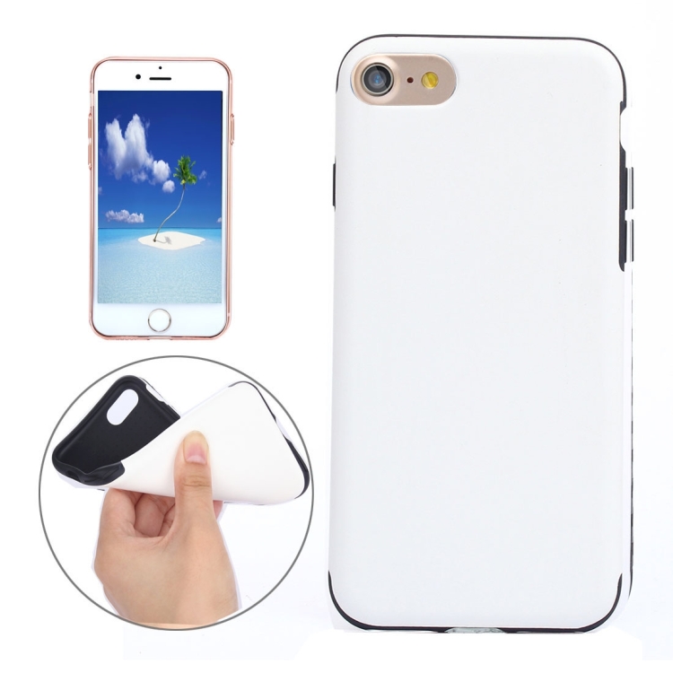 For iPhone SE 2020 & 8 & 7 Crazy Horse Texture Soft PU Protective ...