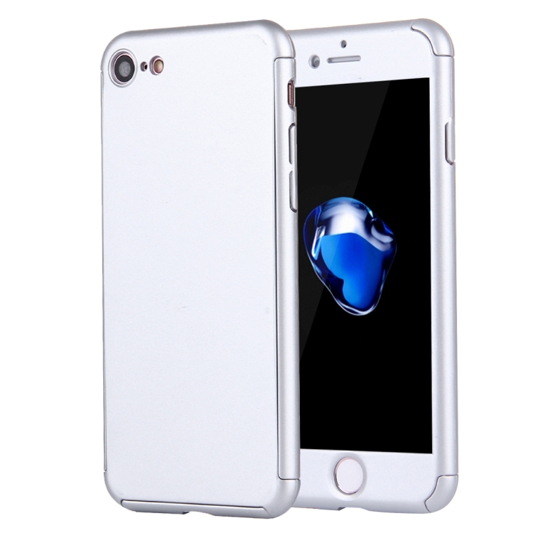 2 in 1 for iPhone 8 & 7 360 Degrees Full Coverage Protection Hard PC ...