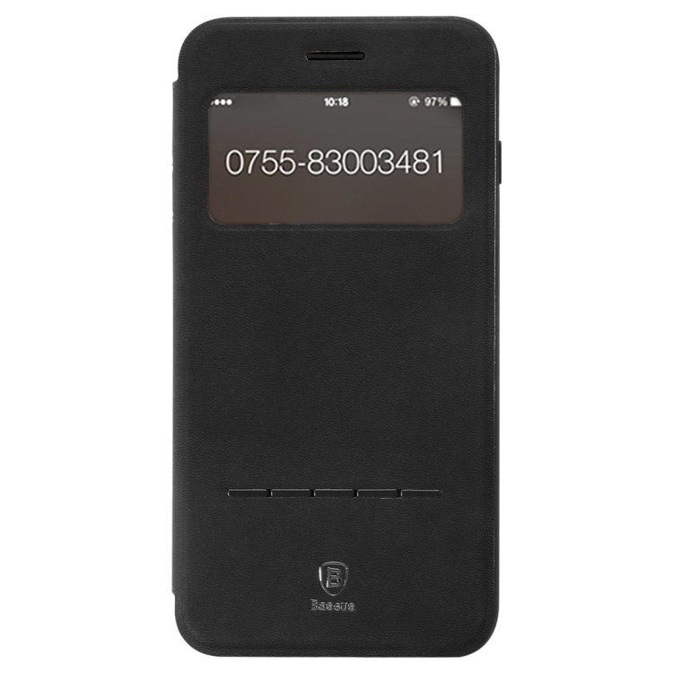 Baseus For iPhone 8 & 7 PC + TPU Horizontal Flip Leather Simple Series ...