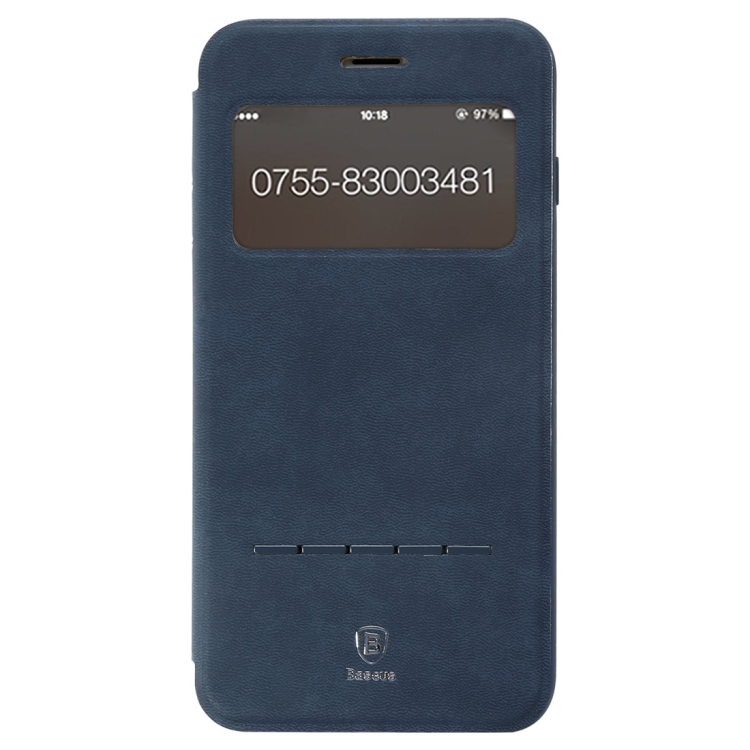 Baseus For iPhone 8 & 7 PC + TPU Horizontal Flip Leather Simple Series ...