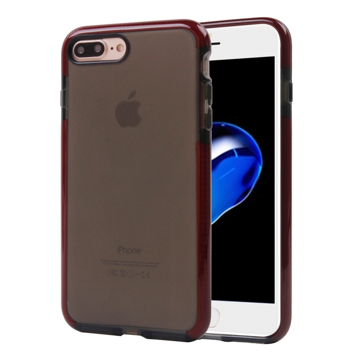 For iPhone 8 Plus & 7 Plus Transparent Texture Soft D3O TPU Protective ...
