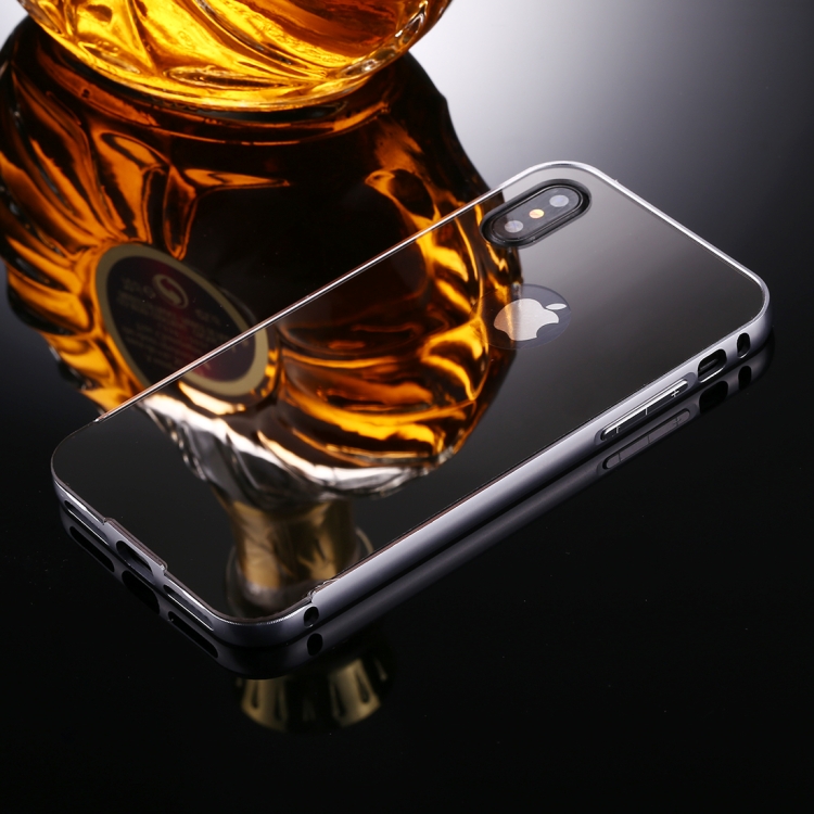 For Galaxy S8 + / G955 Mirror Push Pull Back Shell Cover ...