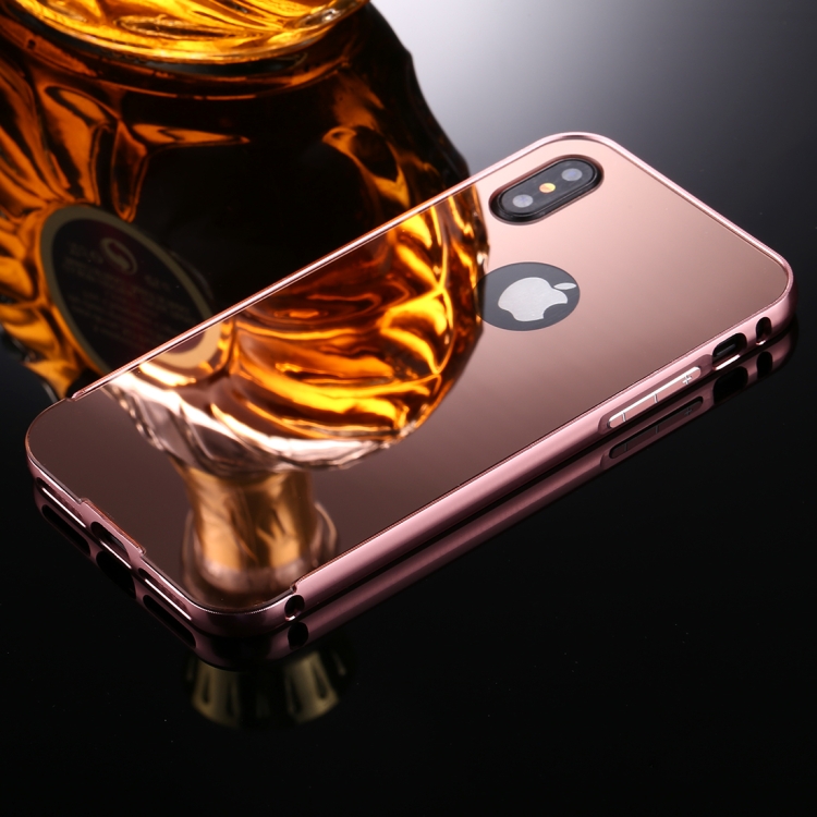 For Galaxy S8 + / G955 Mirror Push Pull Back Shell Cover ...