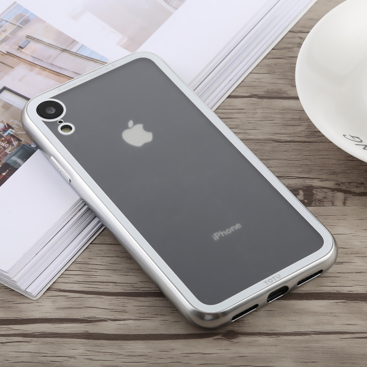 For iPhone XR TOTUDESIGN Style Series Electroplating Transparent TPU ...