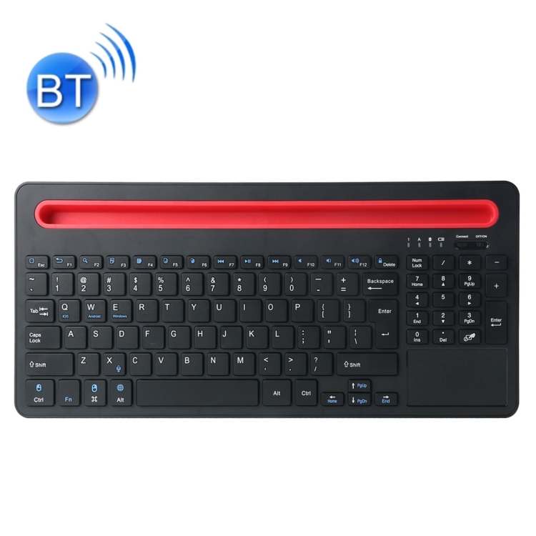 B021 Ultra-slim 96 Keys Bluetooth Wireless Keyboard with Touchpad ...
