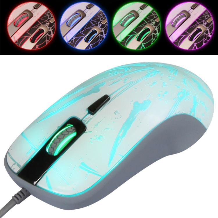 AULA Series SoulKiller II Colourful Light 7D Optical Competitive USB ...