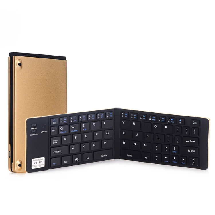 GK228 Ultra-thin Foldable Bluetooth V3.0 Keyboard, Built-in Holder ...