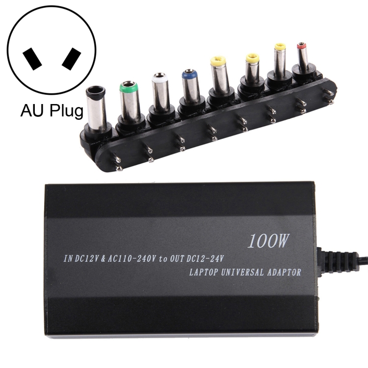 Laptop Notebook Power 100W Universal Charger with Car Charger & AC ...