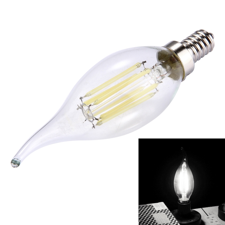 C35 E12 6W Dimmable LED Filament Light Bulb