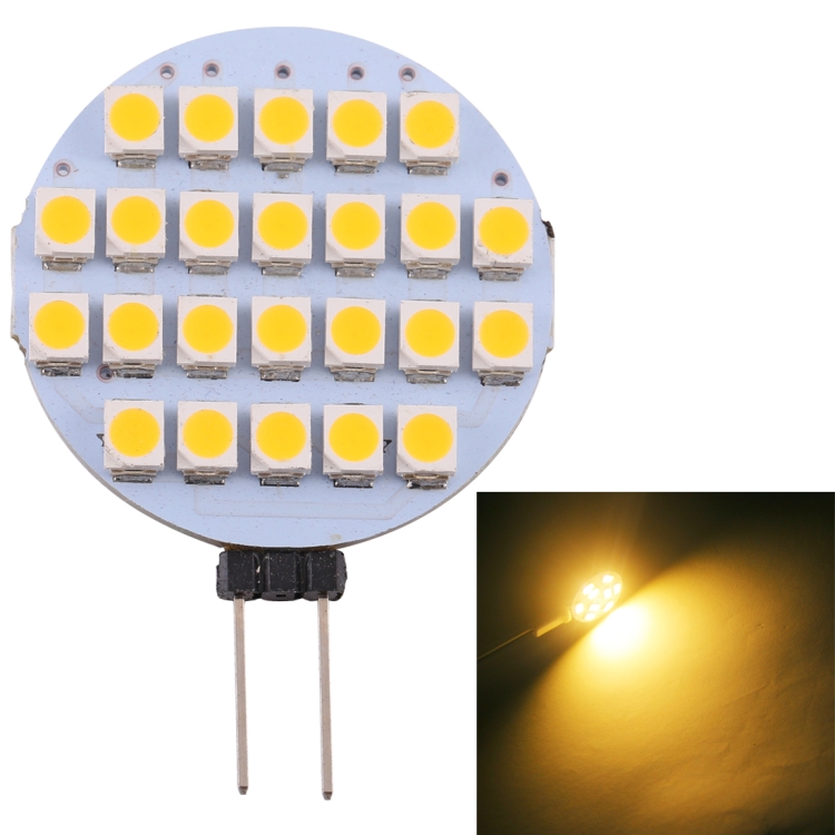 G4 24 LEDs SMD 3528 168LM 2800-3200K Stepless Dimming Energy Saving ...