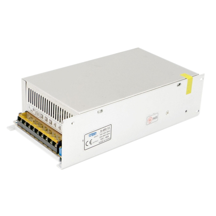 SOMPOM S-480-12 480W 12V 40A Iron Shell Driver LED Light Strip Lighting ...