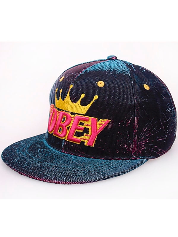 Fashion Personality OBEY Laser Gradient Color Hip Hop Hat