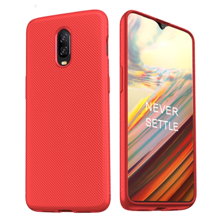 lenuo Leshen Series Stripe Texture TPU Case for Google Pixel 3 XL (Red)