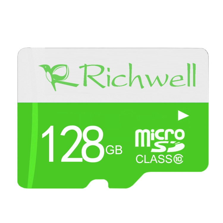 Carte mémoire Micro SD (TF) haute vitesse de classe 10 de 128 Go Richwell