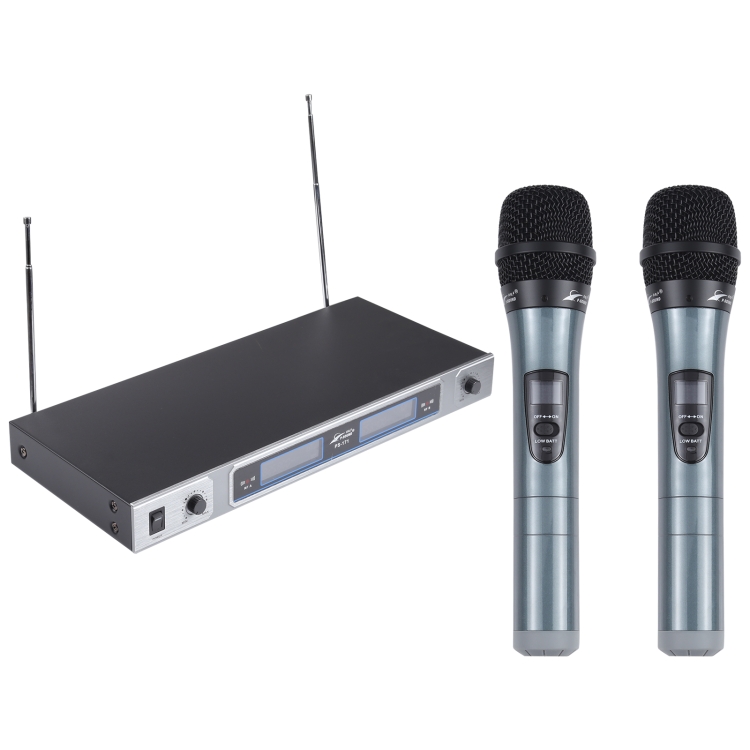 P-Sound PS-171 VHF Professional Wireless Microphone System with 2 ...
