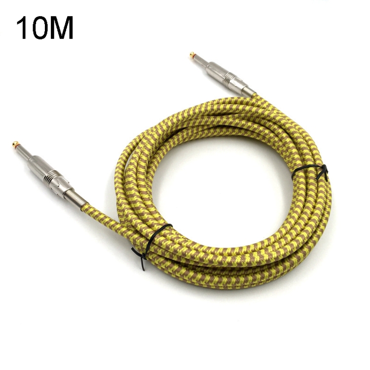 Wooden Guitar Bass Connection Cable Noise Reduction Braid Audio Cable ...