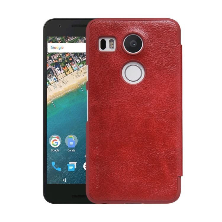 NILLKIN QIN Series for Google Nexus 5X Business Style Horizontal Flip ...