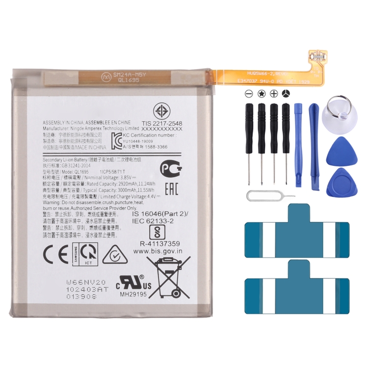 Original 3000mAh QL1695 for Samsung Galaxy A01 SM-A015 Li-ion Battery ...