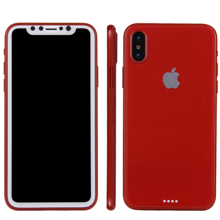 For iPhone X Dark Screen Non-Working Fake Dummy Display Model(Red)