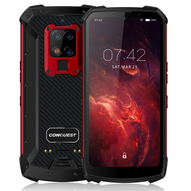 Conquest S16 Walkie Talkie โทรศัพท์ที่ทนทาน, 8GB + 128GB, ไม่รองรับ Google Play