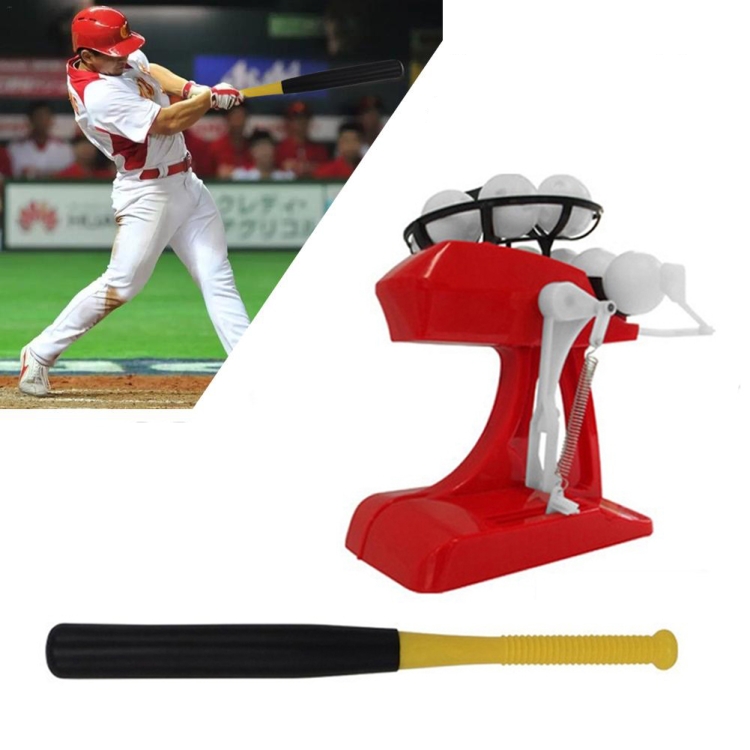 Outdoor Family Games Baseball Automatic Server Mini Baseball Machine ...