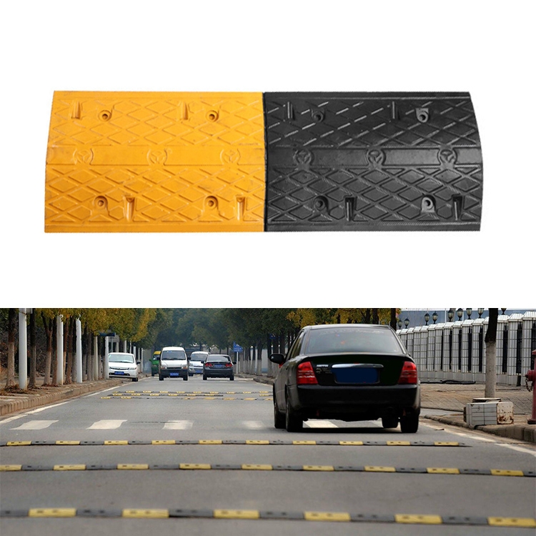 Diamond Square Rubber Speed Bump ขนาด 50x35x5cm