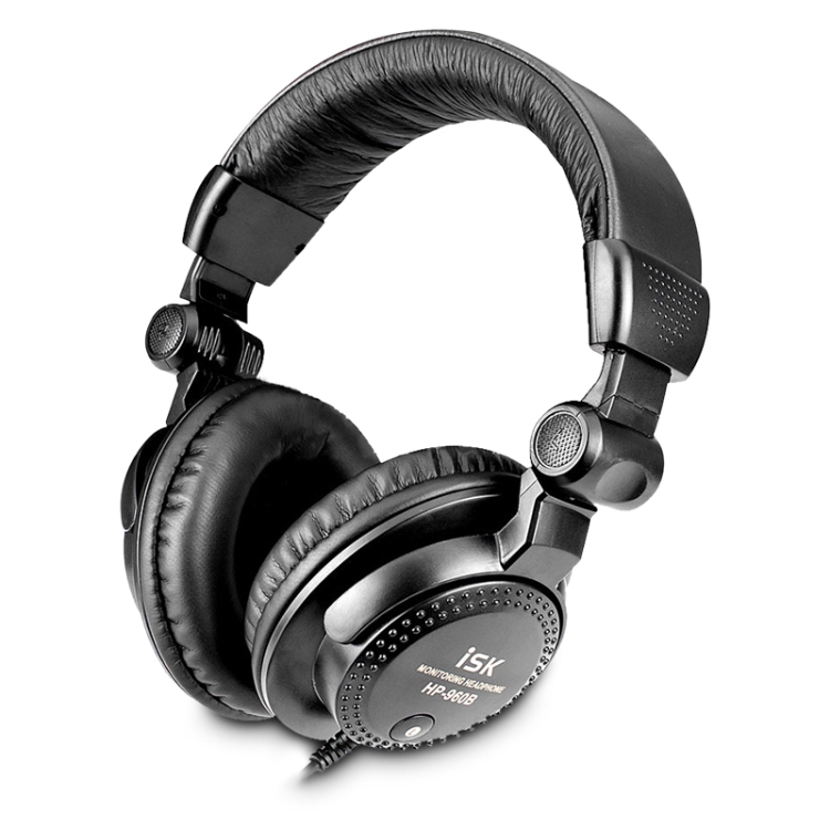 ISK HP-960B Noise Isolating Monitor Headphones Dynamic Stereo K Song ...
